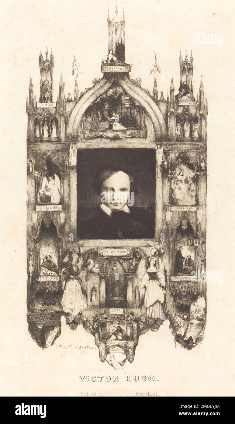 Victor hugo drawings hi-res stock photography and images - Alamy