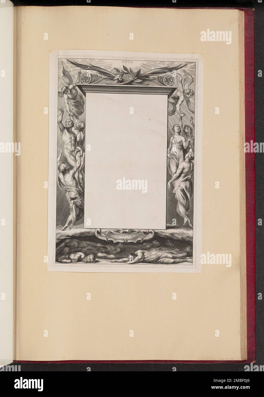 Netherlandish 17th century border illustration hi-res stock photography ...