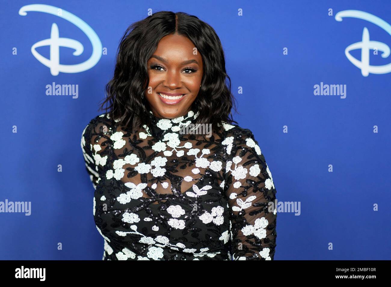 Saycon Sengbloh attends the Disney 2022 Upfront presentation at ...