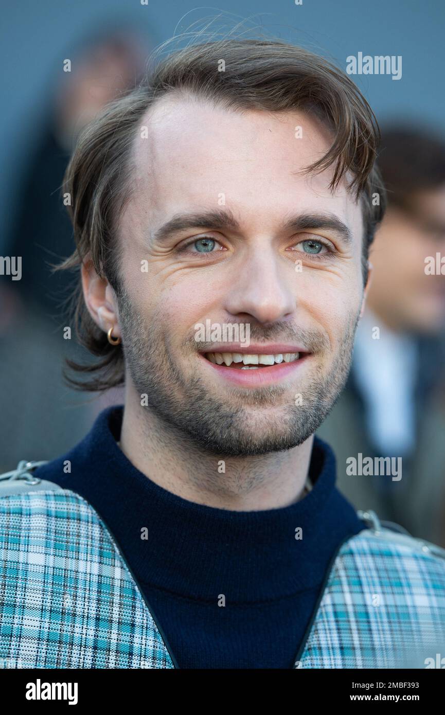 Squeezie attending the Dior Homme Menswear Fall-Winter 2023-2024 show ...