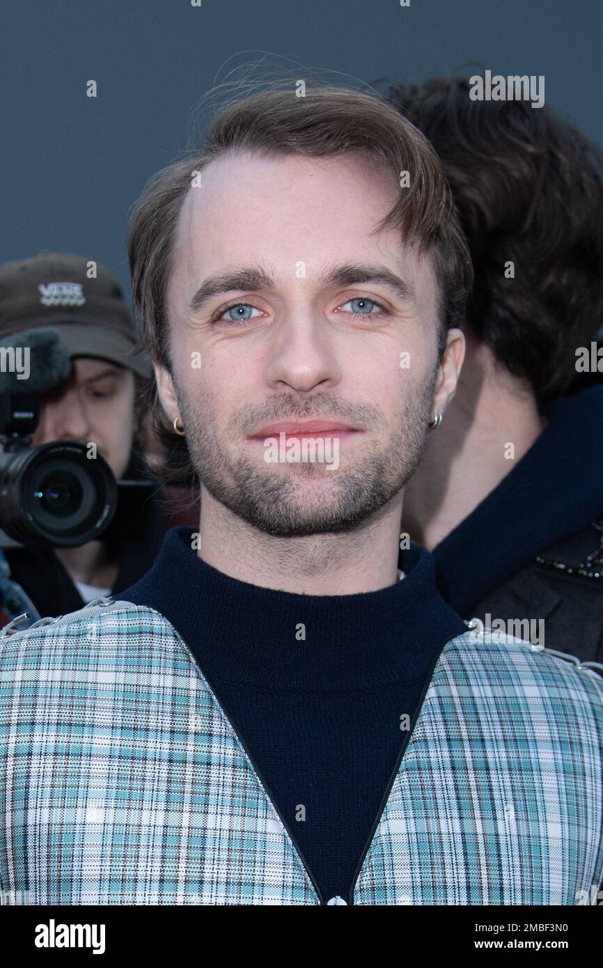 Squeezie attending the Dior Homme Menswear Fall-Winter 2023-2024 show ...