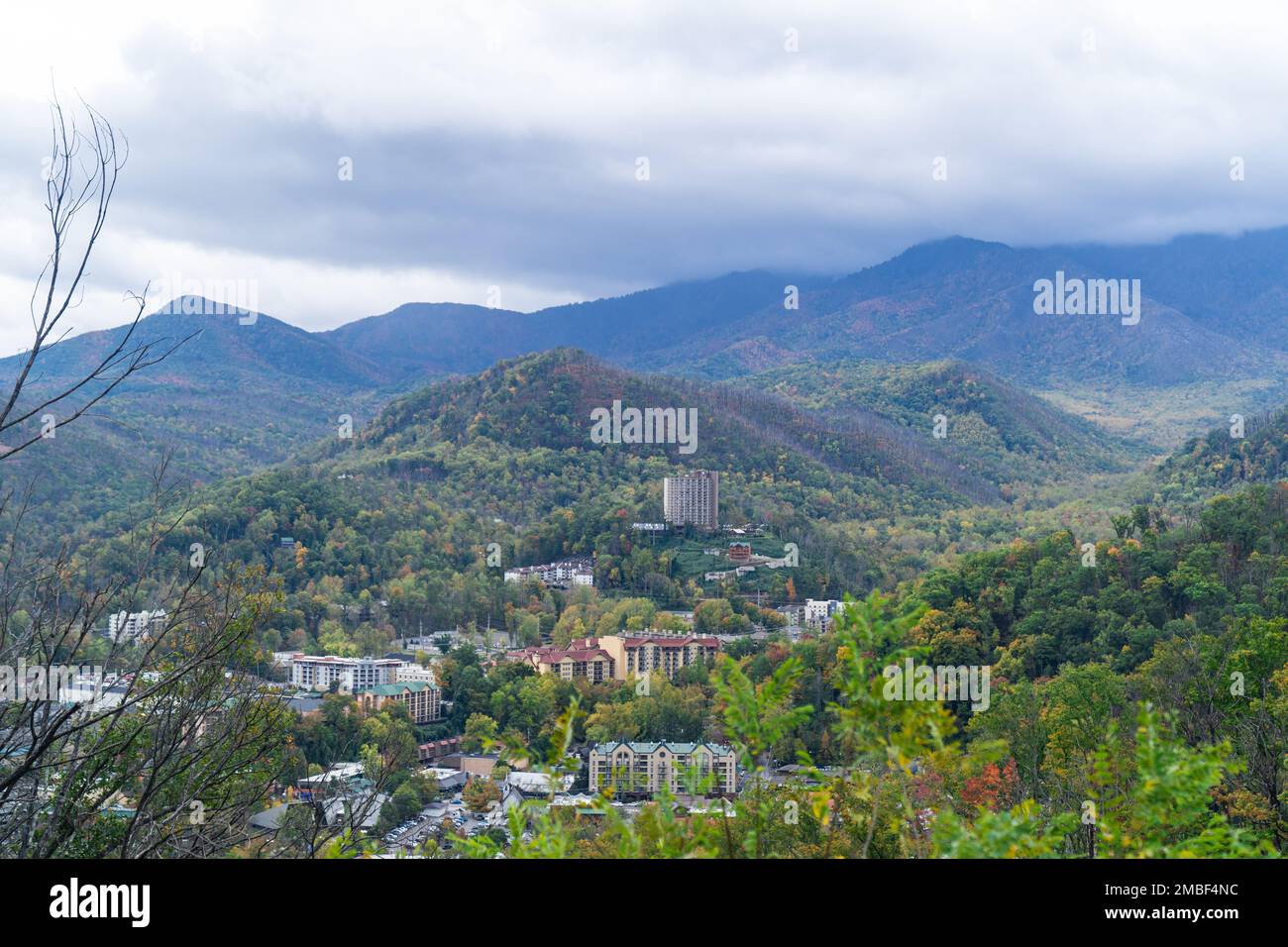 Great Smoky Mountains during autumn fall colors Stock Photo - Alamy