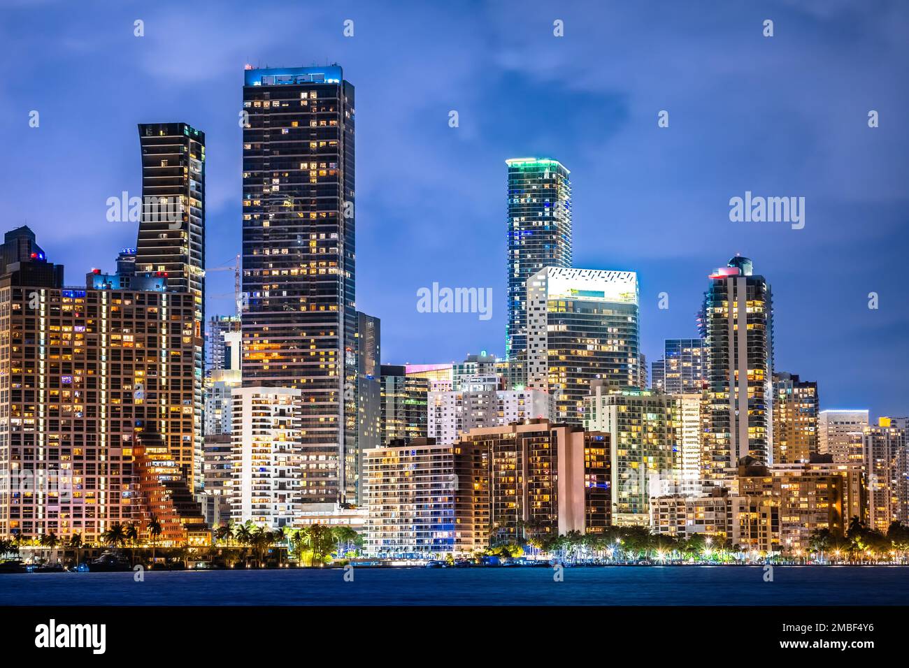 Downtown miami view skyscrapers hi-res stock photography and images - Alamy