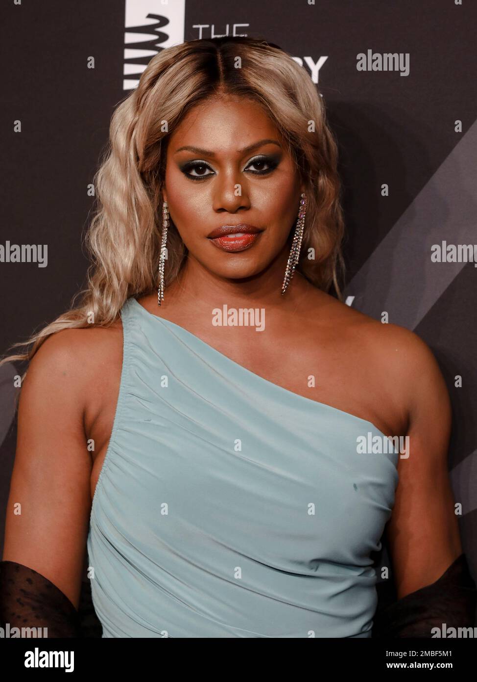Actor Laverne Cox attends the 26th annual Webby Awards at Cipriani Wall ...