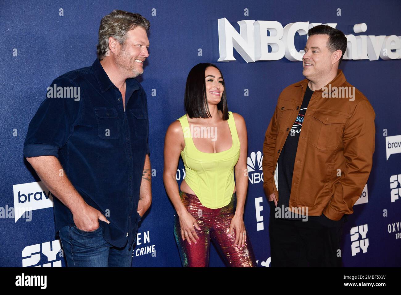 xxx attends NBCUniversal's 2022 Upfront press junket at the Mandarin ...