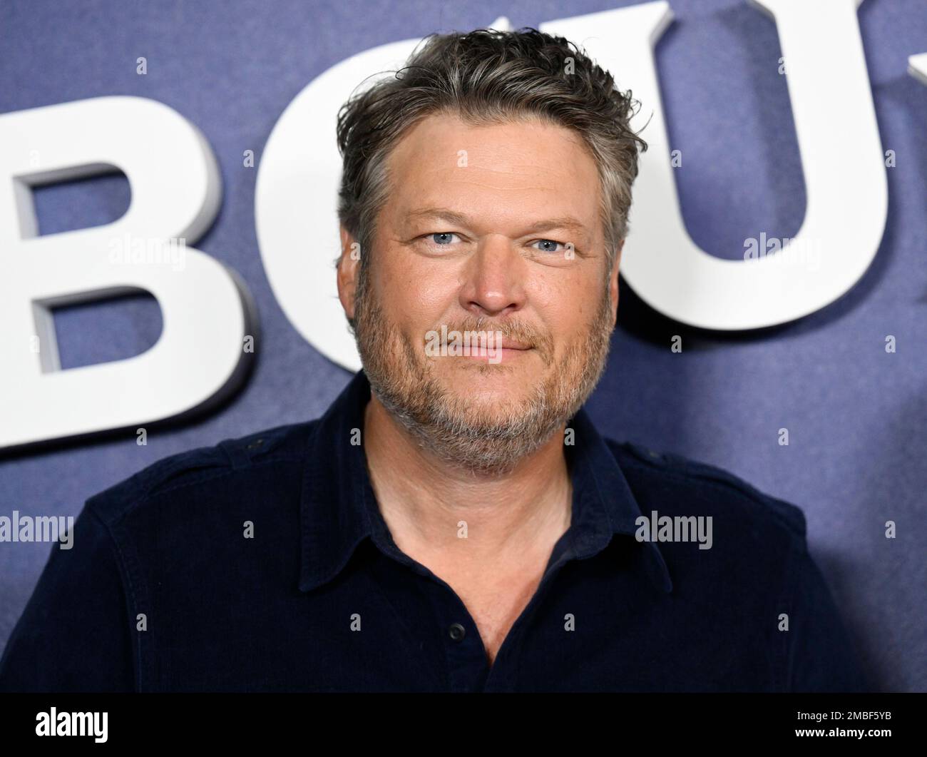 Blake Shelton attends NBCUniversal's 2022 Upfront press junket at the ...