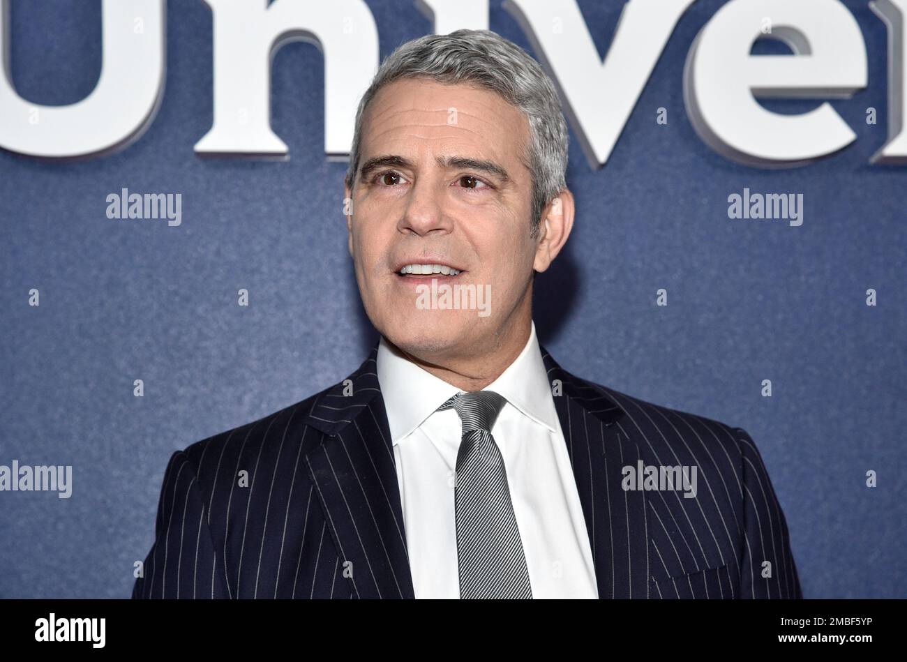 Andy Cohen attends NBCUniversal's 2022 Upfront press junket at the ...