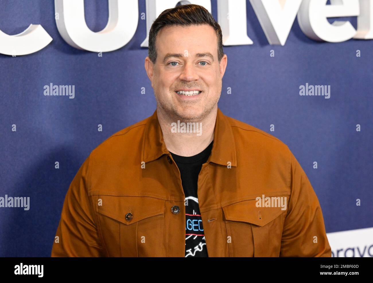 Carson Daly attends NBCUniversal's 2022 Upfront press junket at the ...