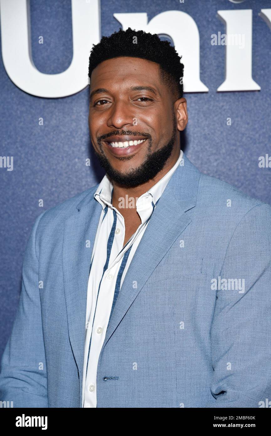 Jocko Sims attends NBCUniversal's 2022 Upfront press junket at the ...