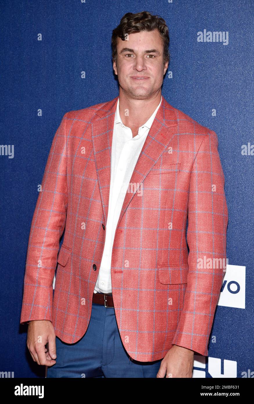 Shep Rose attends NBCUniversal's 2022 Upfront press junket at the ...