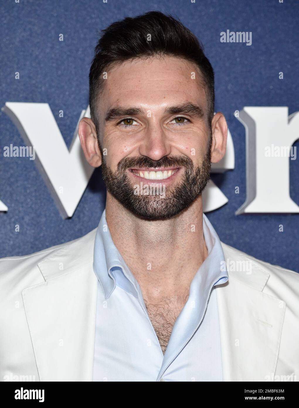 Carl Radke attends NBCUniversal's 2022 Upfront press junket at the ...