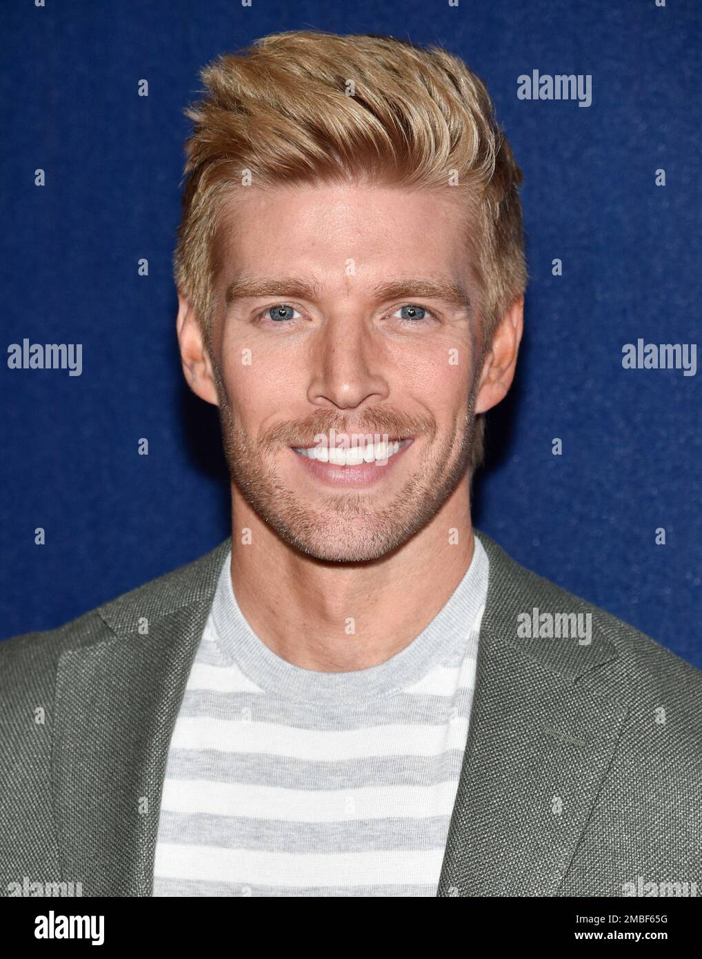 Kyle Cooke attends NBCUniversal's 2022 Upfront press junket at the ...