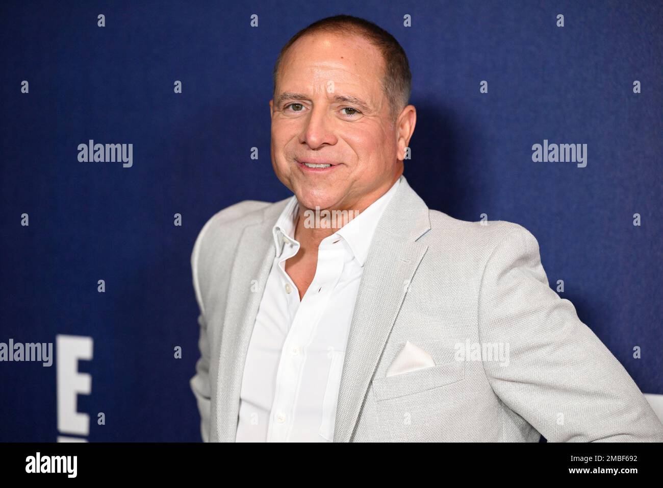 Glenn Shephard attends NBCUniversal's 2022 Upfront press junket at the ...