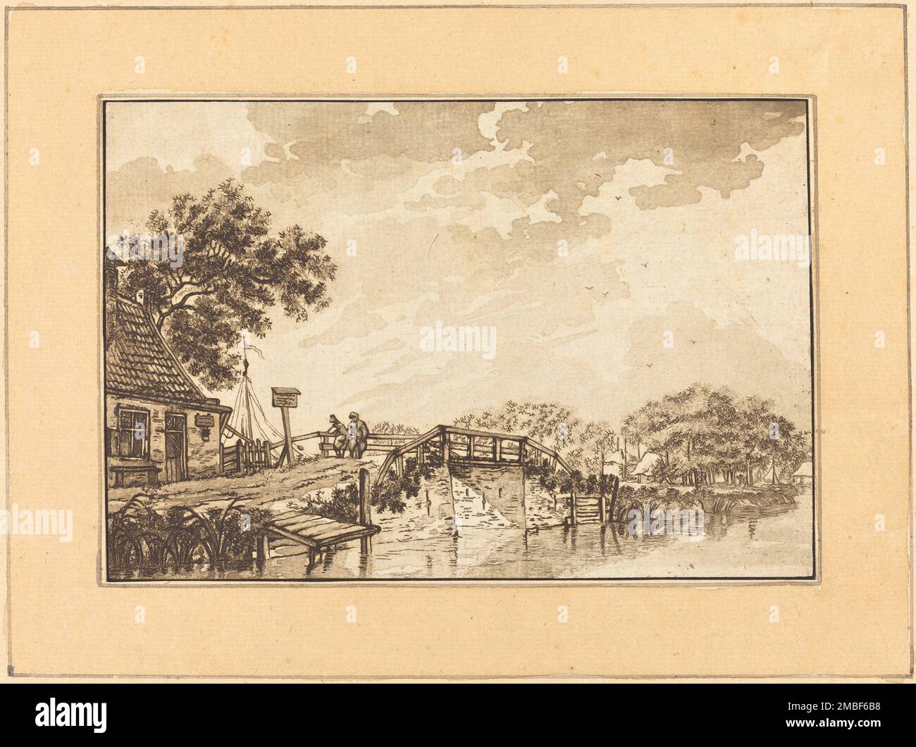Landscape, published 1782 Stock Photo - Alamy