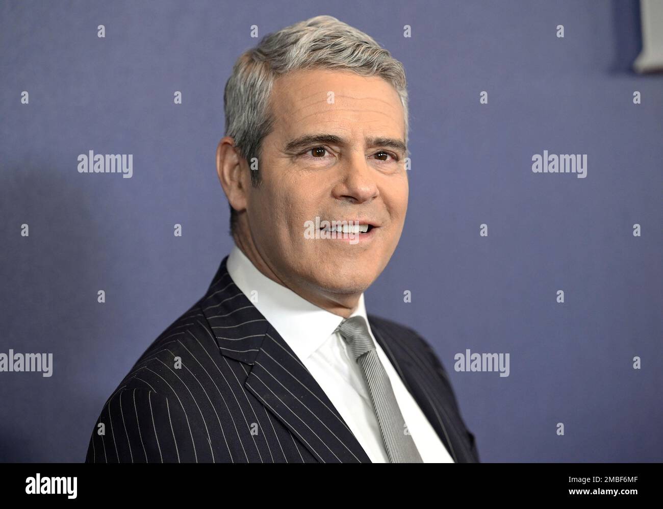 Andy Cohen attends NBCUniversal's 2022 Upfront press junket at the ...