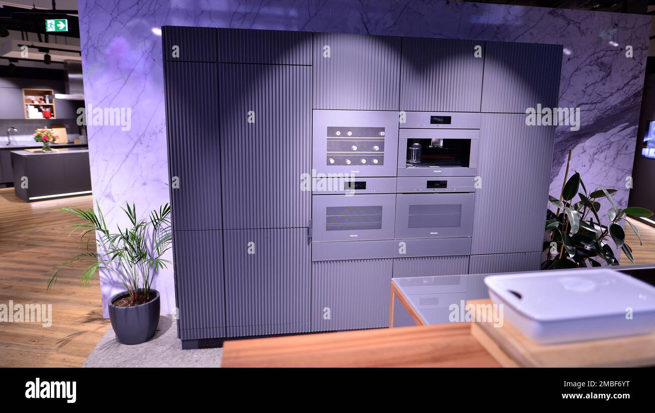 Warsaw, Poland. 19 January 2023. Inside MIELE retail store. Miele is ...