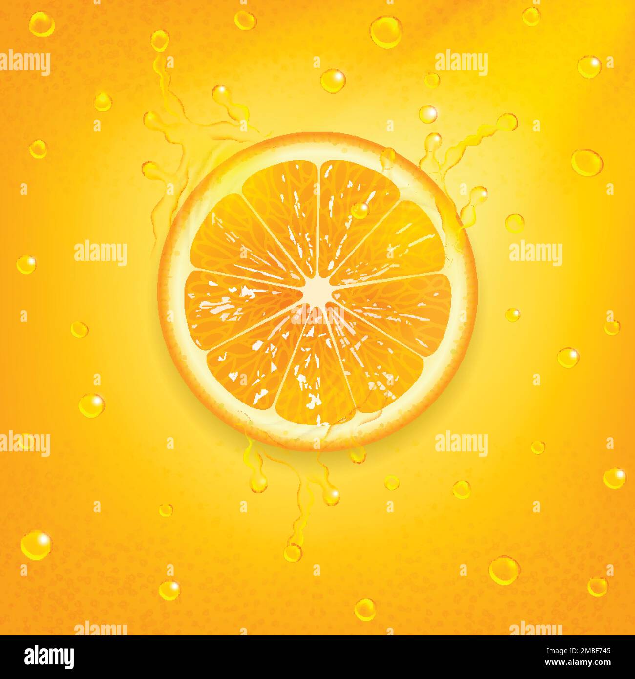 Fresh orange juice soda Stock Vector Images - Alamy