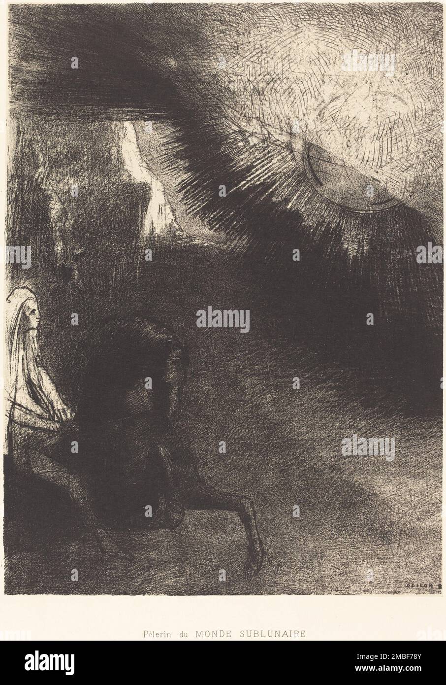 Pélerin du monde sublunaire (Pilgrim of the sublunary world), 1891 ...