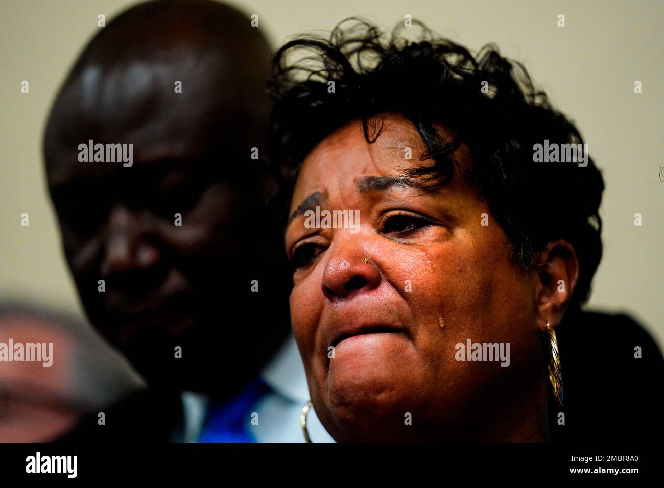 Angela Crawley, the daughter of Ruth Whitfield, a victim of shooting at ...