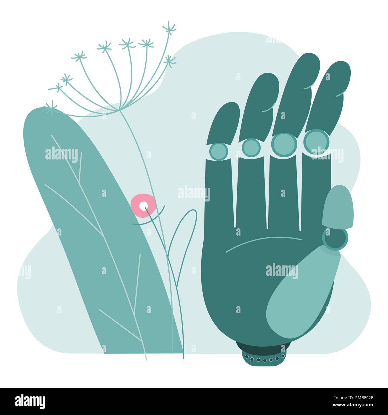 Titanium prosthesis Stock Vector Images - Alamy