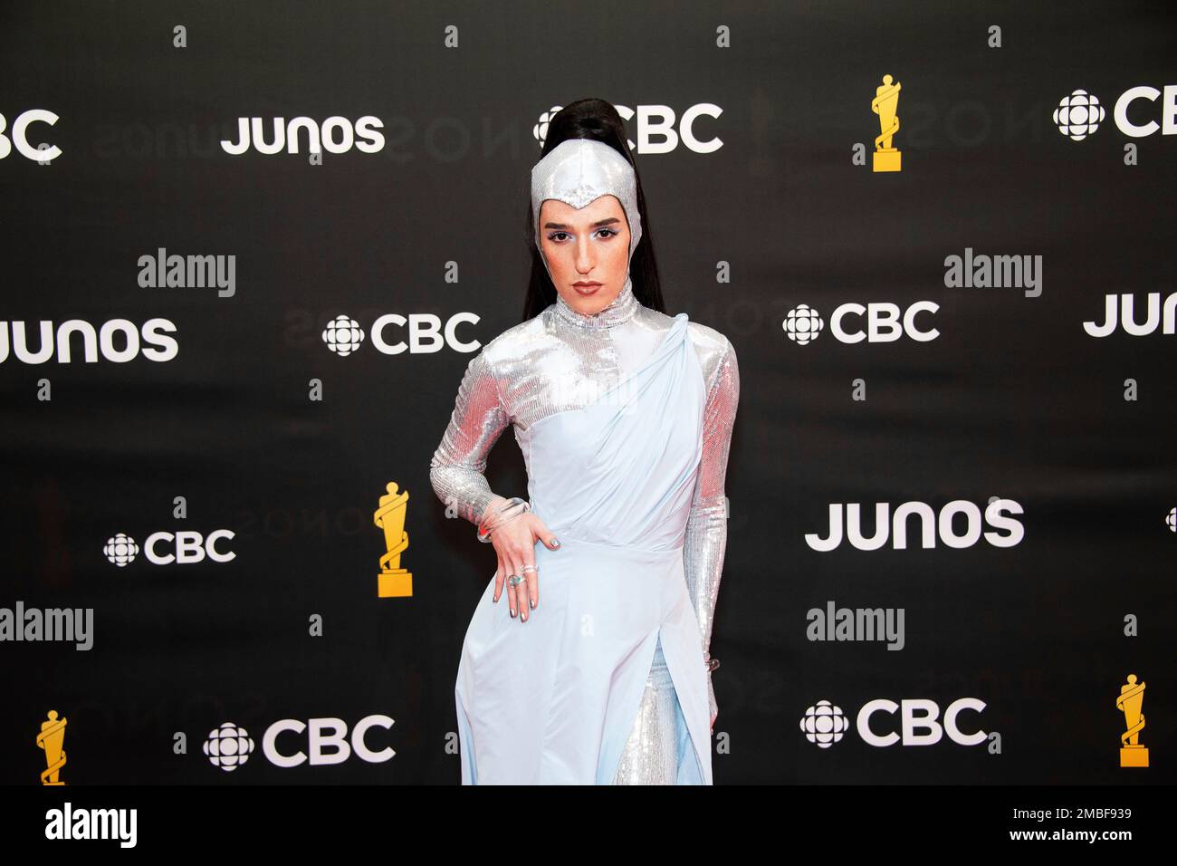 Cerena arrives at the JUNO Awards on Sunday, May 15, 2022, at the ...
