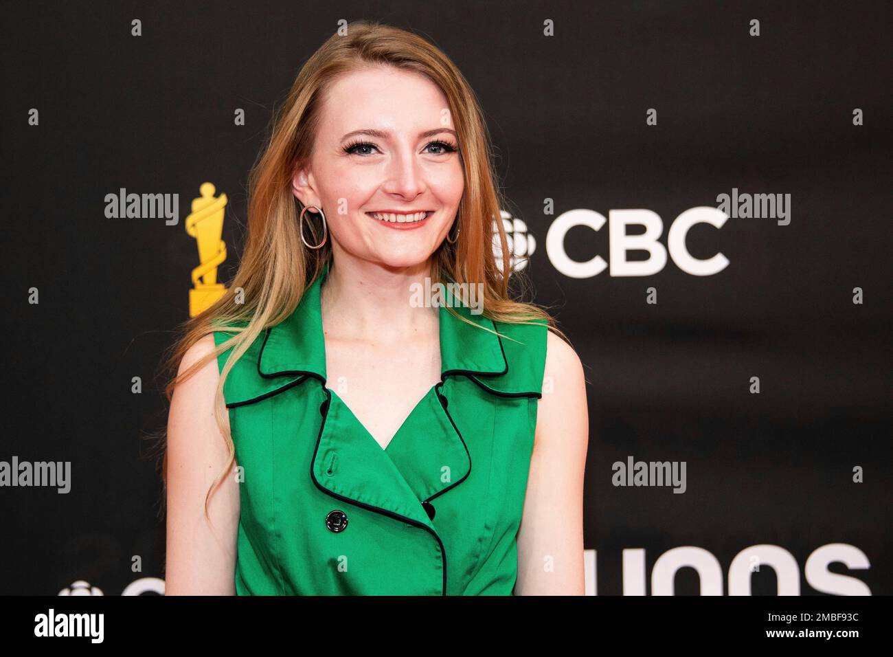 Caity Gyorgy arrives at the JUNO Awards on Sunday, May 15, 2022, at the ...