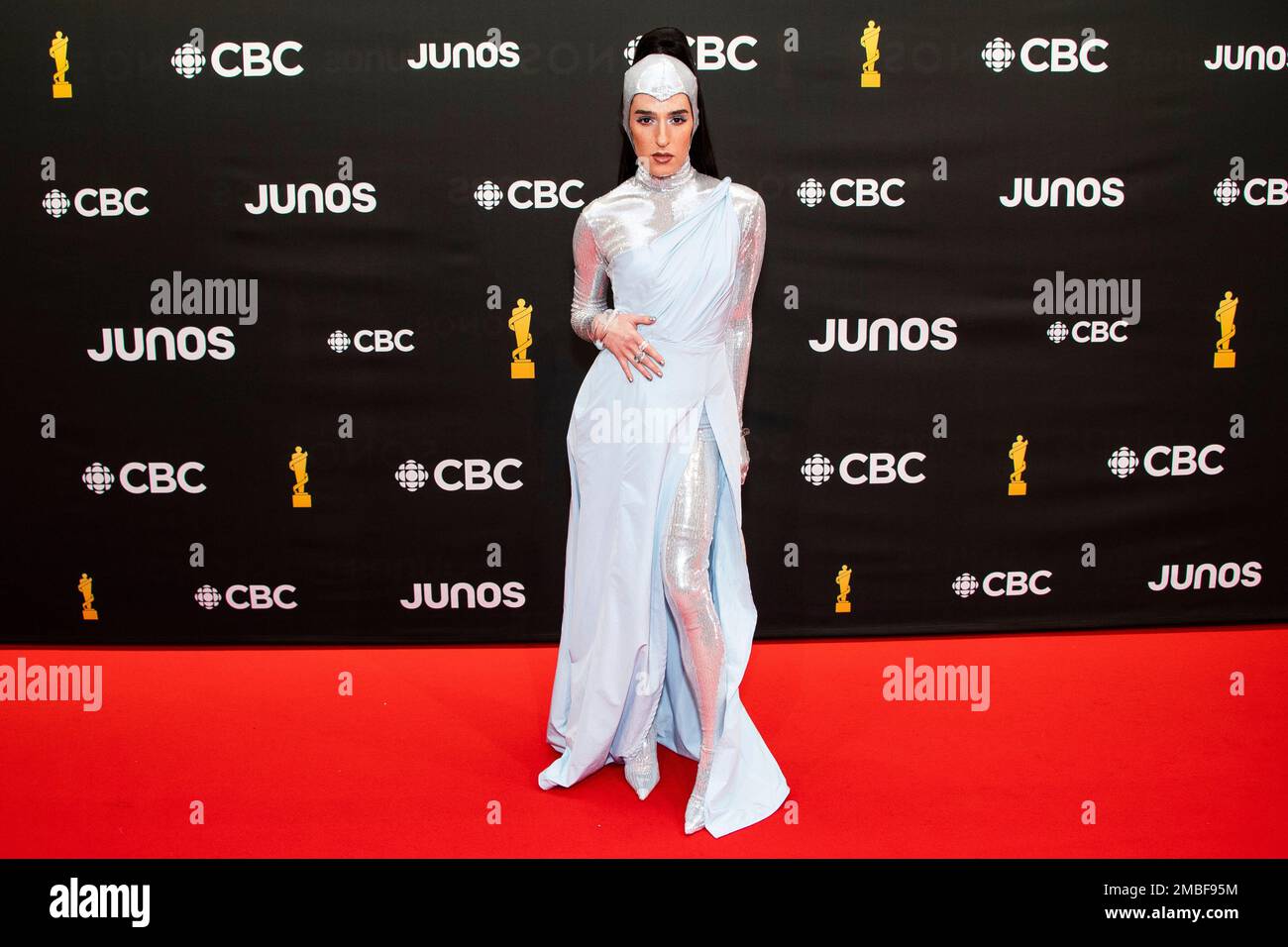 Cerena arrives at the JUNO Awards on Sunday, May 15, 2022, at the ...
