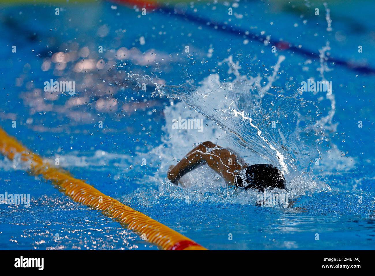 Lim Glen Jun Wei of Singapore in action during the Men's 400m Freestyle during the 31st ...