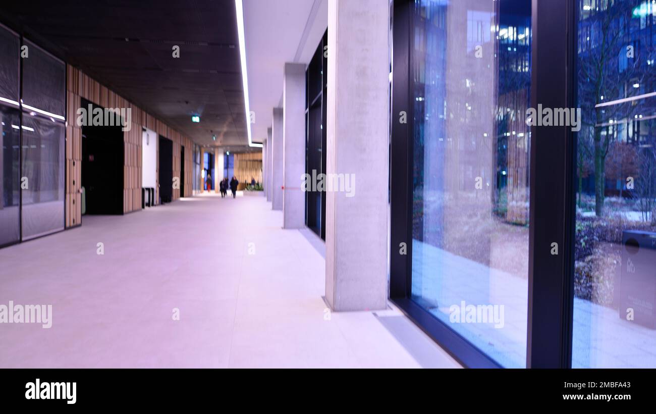 Warsaw, Poland. 19 January 2023. The interior of the Forest office ...