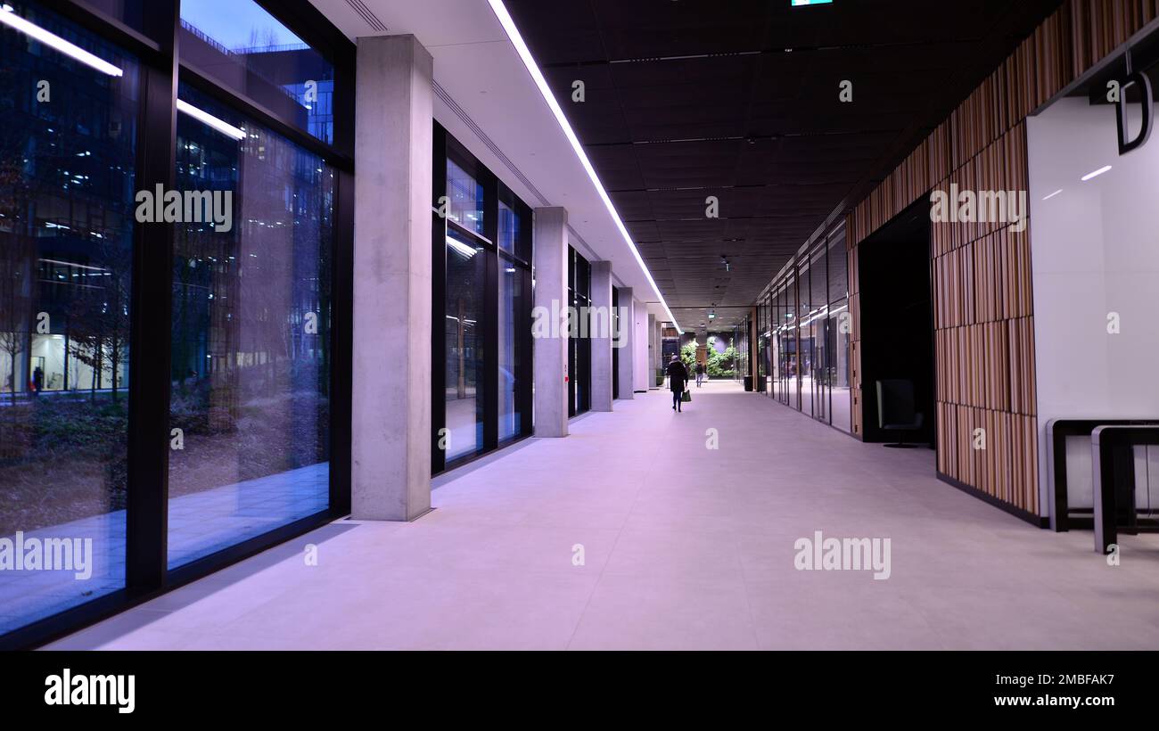 Warsaw, Poland. 19 January 2023. The interior of the Forest office ...