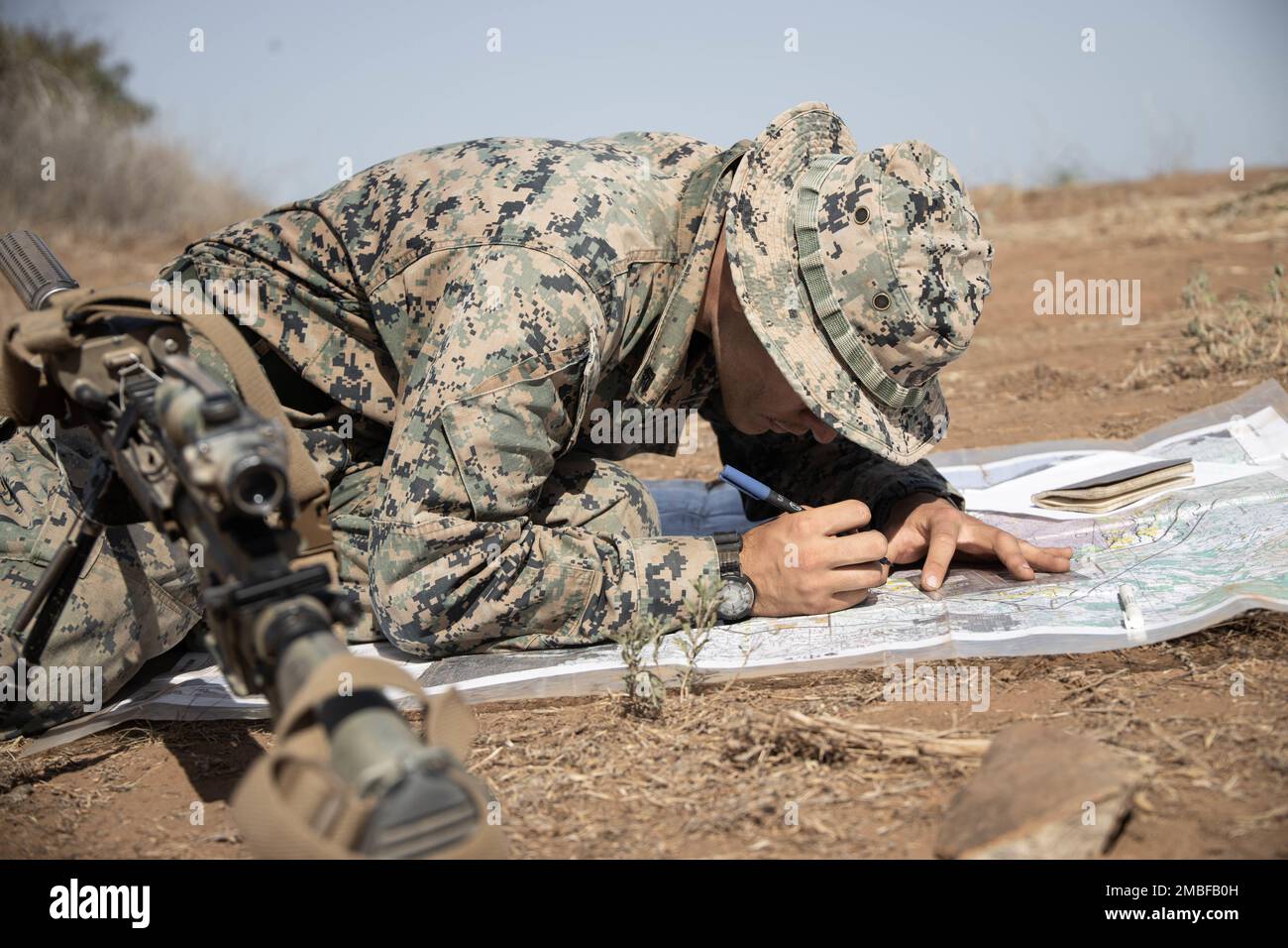 U.S. Marine Corps Cpl. Jonatan Parra, a rifleman with 3d Battalion, 5th ...