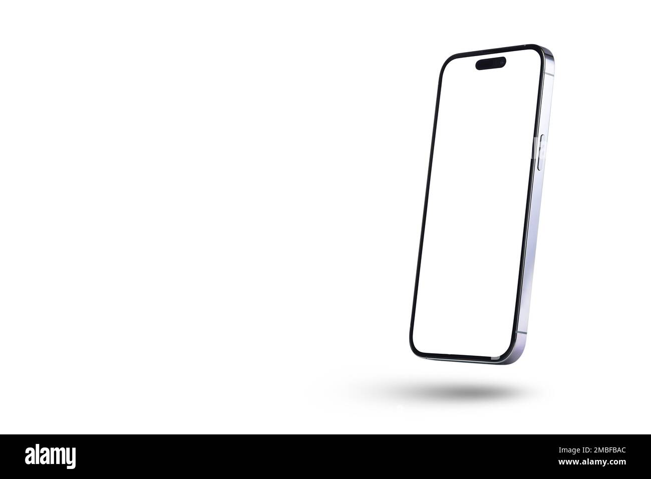 Isolate the phone with a white screen to insert into the project. The ...