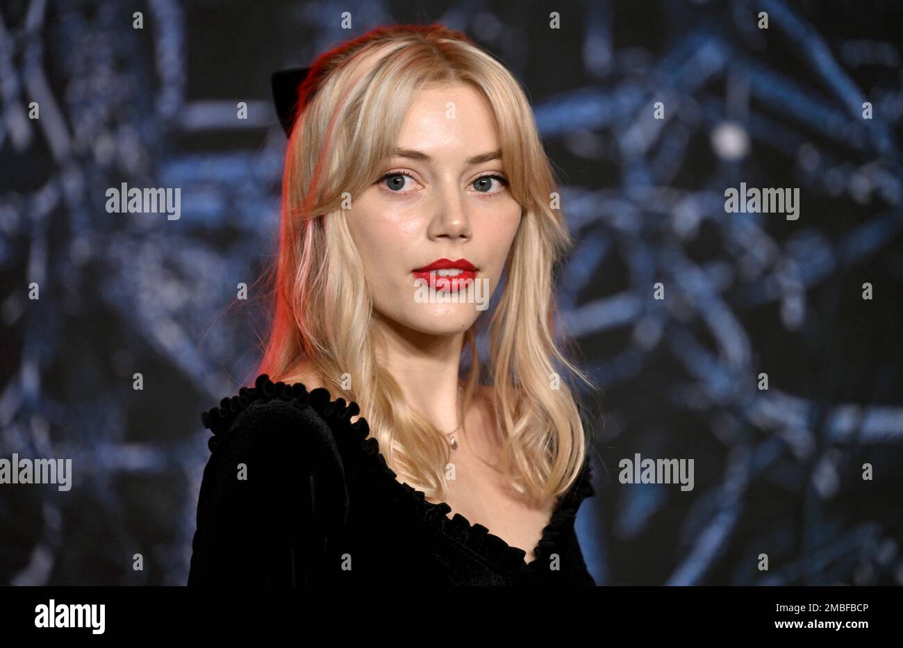 Grace Van Dien attends the premiere of "Stranger Things" season four at ...