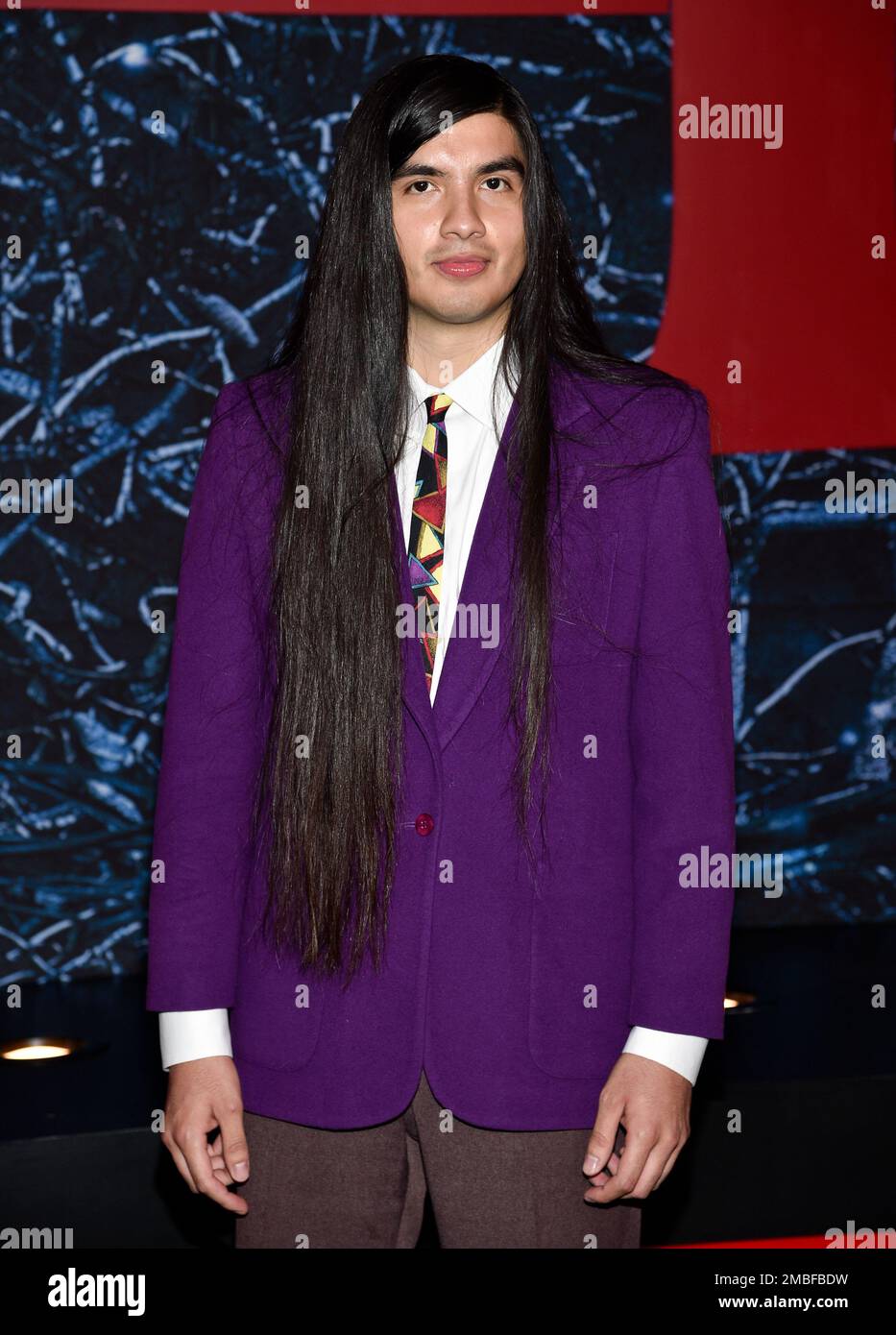 Eduardo Franco attends the premiere of "Stranger Things" season four at ...