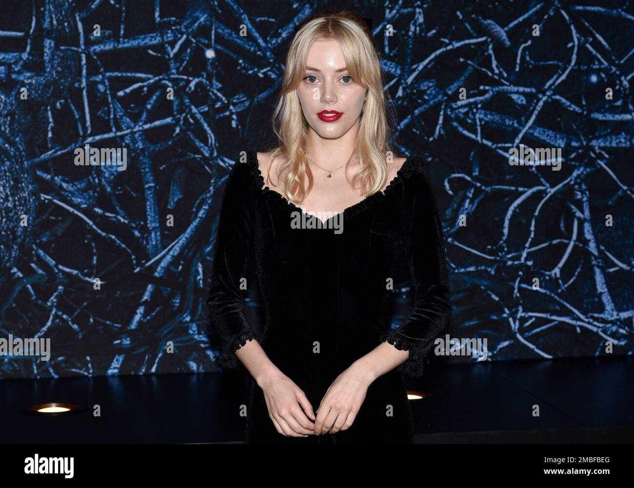 Grace Van Dien attends the premiere of "Stranger Things" season four at ...