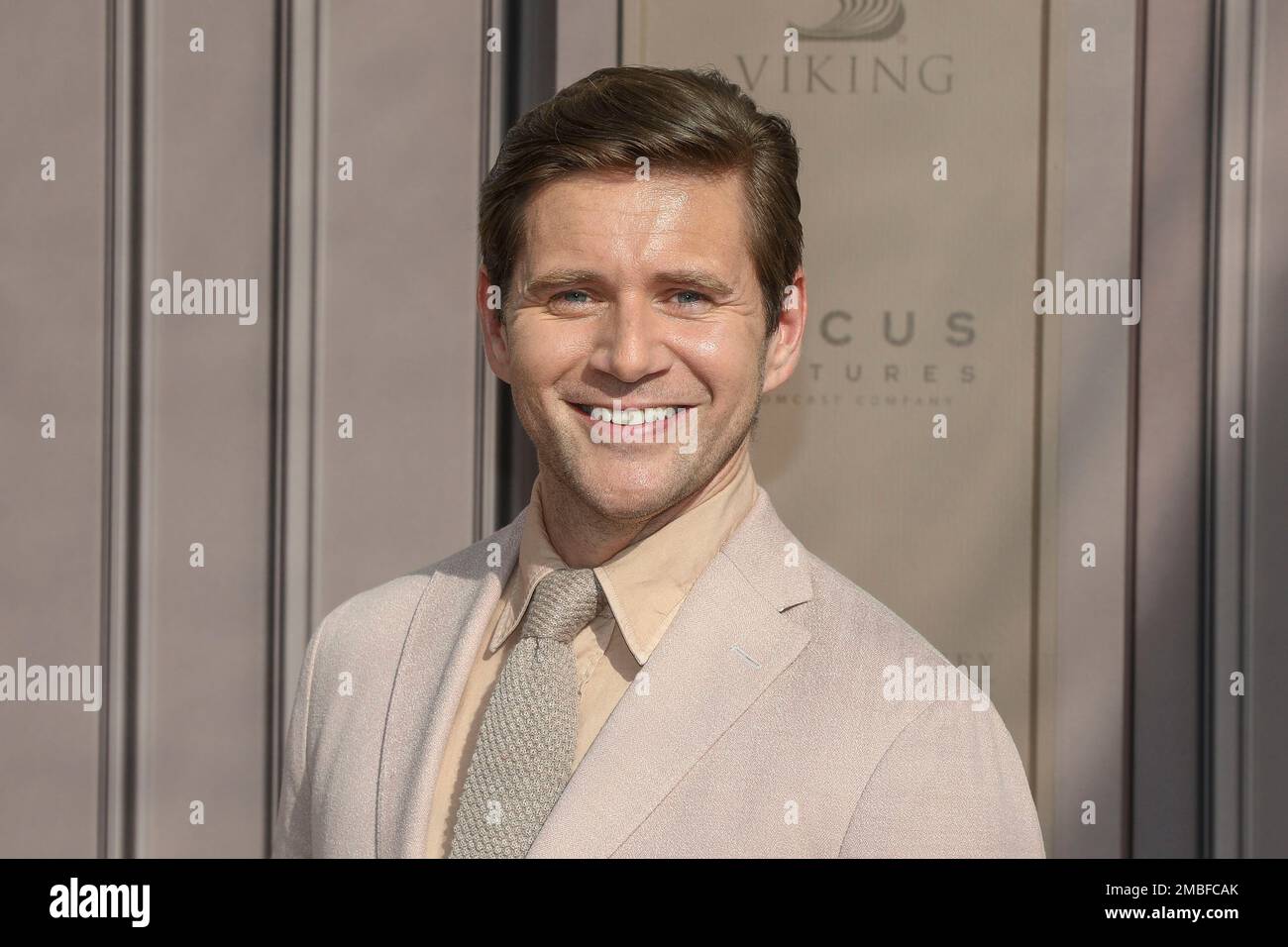 Actor Allen Leech attends the premiere of "Downton Abbey: A New Era" at ...