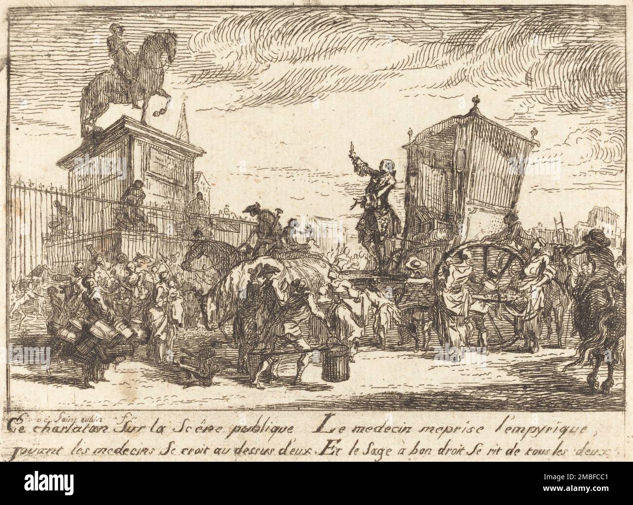 The Charlatan (Le charlatan), c. 1760 Stock Photo - Alamy