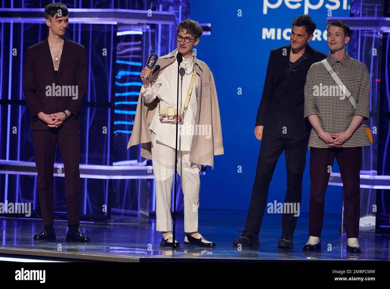 Edmund Irwin-Singer, from left, Dave Bayley, Joe Seaward and Drew ...