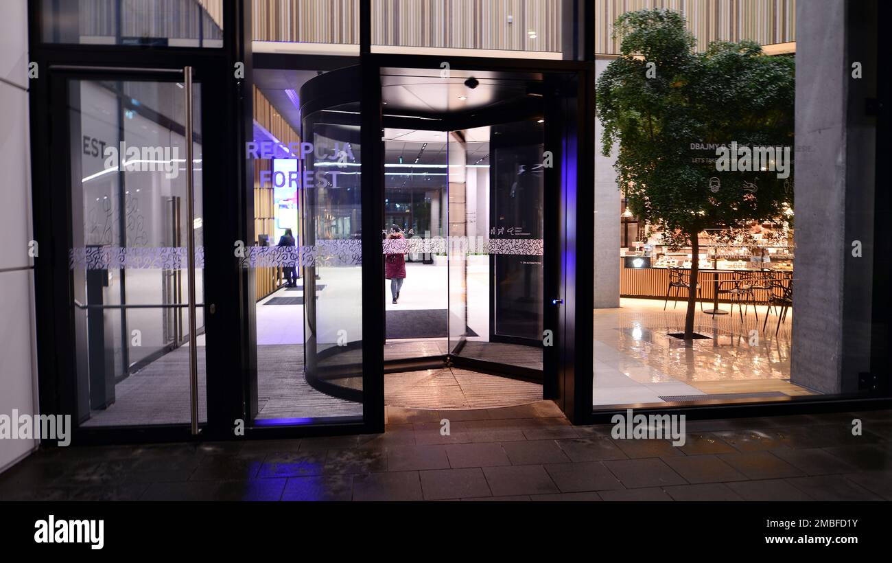 Warsaw, Poland. 19 January 2023. The interior of the Forest office ...
