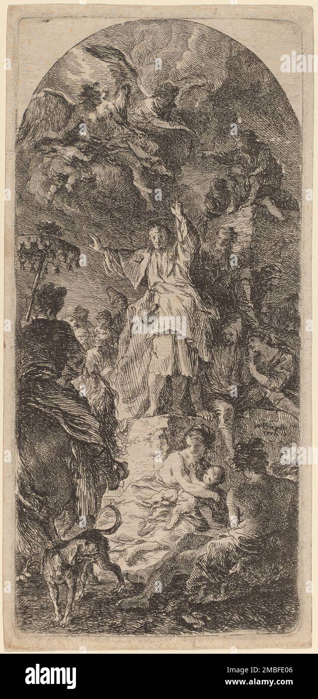 Saint James Major Preaching, 1771 Stock Photo - Alamy