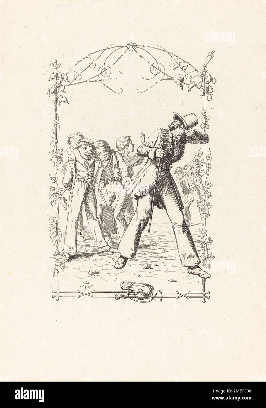 Peter Schlemihl Taunted for His Lack of Shadow, 1836 Stock Photo - Alamy
