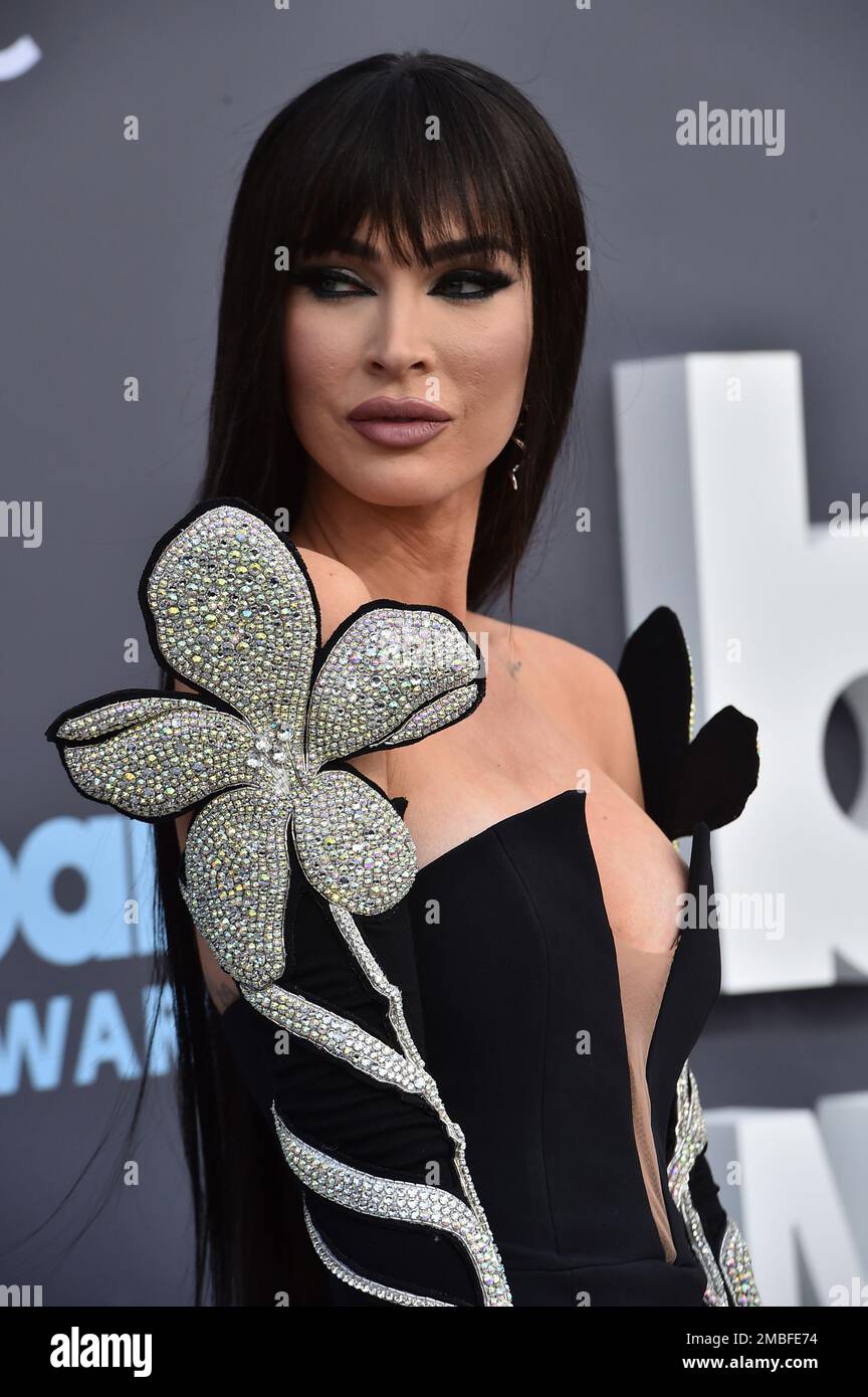 Megan Fox arrives at the Billboard Music Awards on Sunday, May 15, 2022 ...