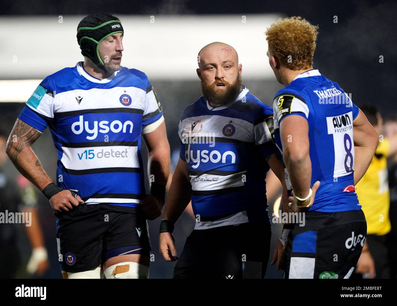 Bath Rugby’s Alan MacGinty (centre) during the EPCR Challenge Cup match ...