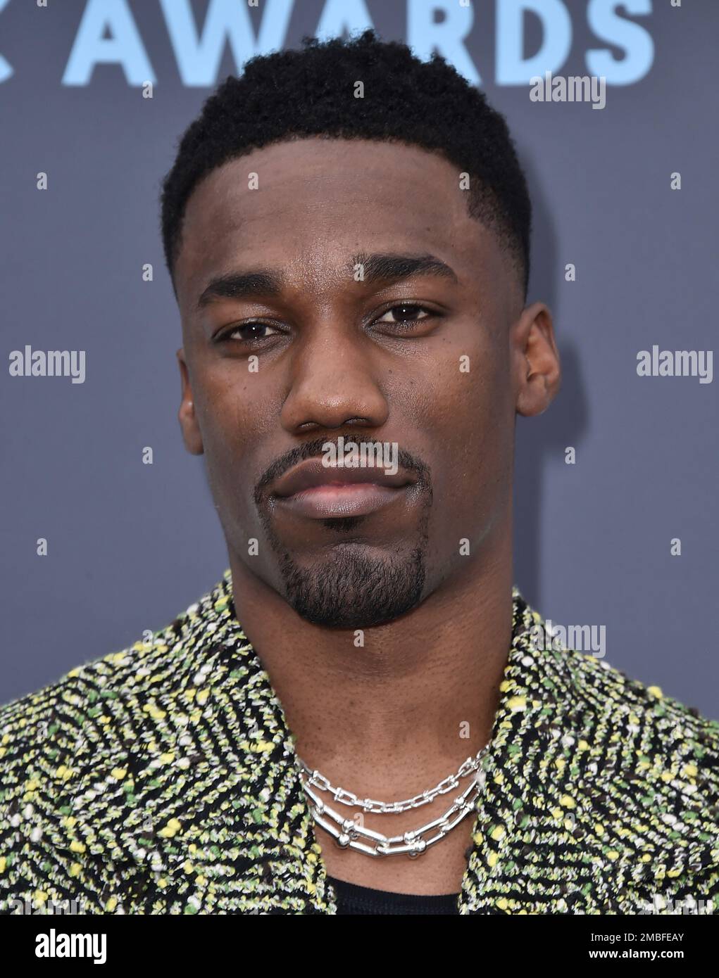 Giveon arrives at the Billboard Music Awards on Sunday, May 15, 2022 ...