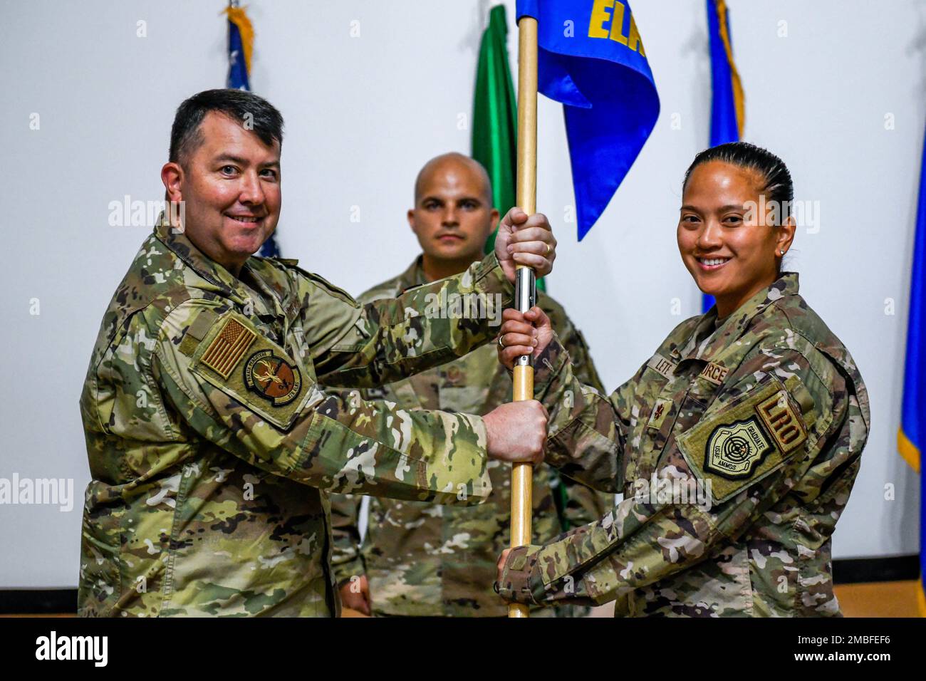 U.S. Air Force Maj. Cynthia Lete, incoming commander of the 378th ...