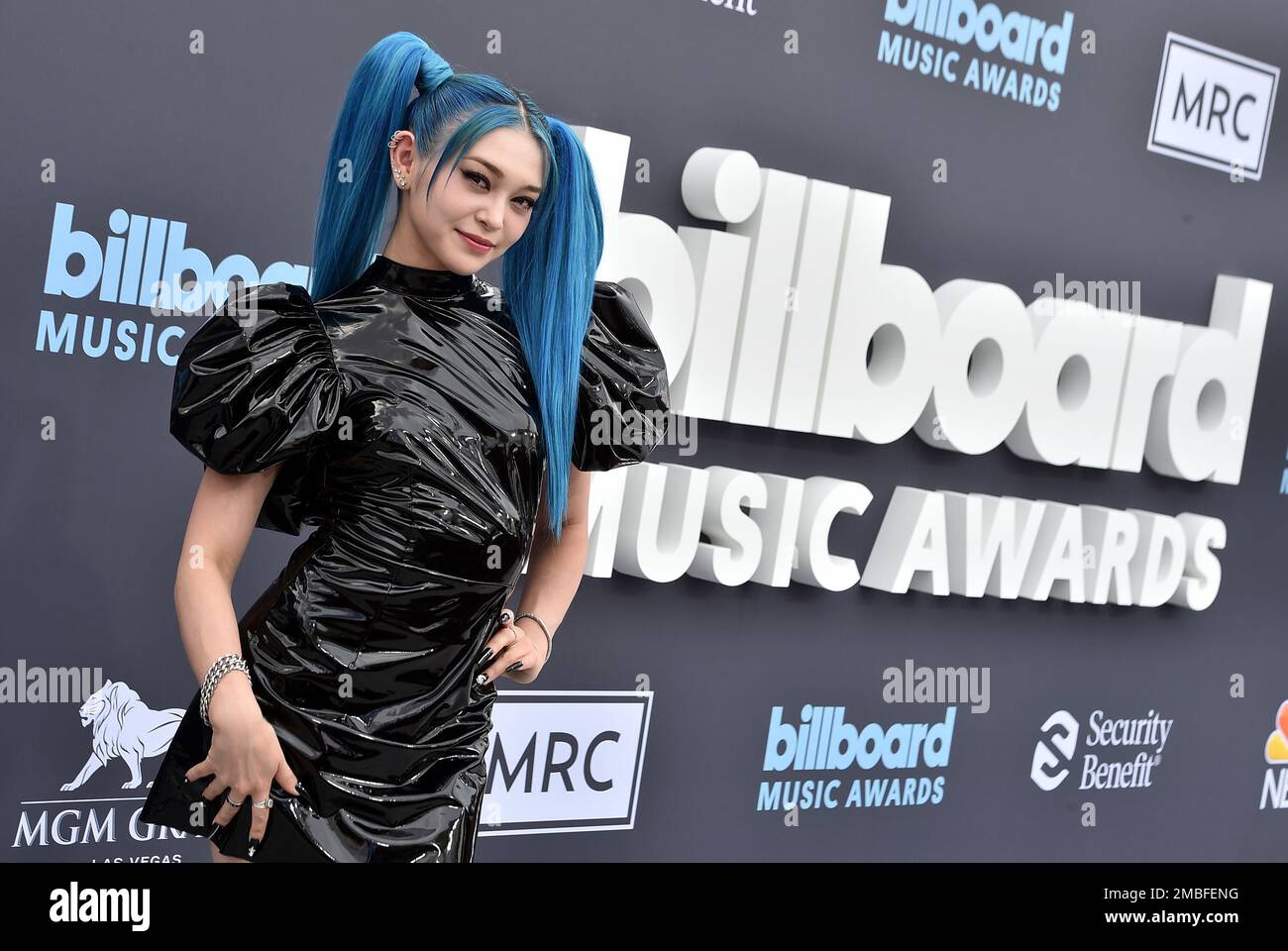 AleXa arrives at the Billboard Music Awards on Sunday, May 15, 2022, at ...