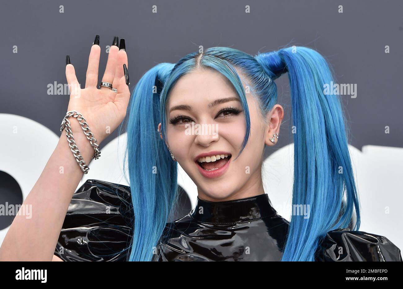 AleXa arrives at the Billboard Music Awards on Sunday, May 15, 2022, at ...