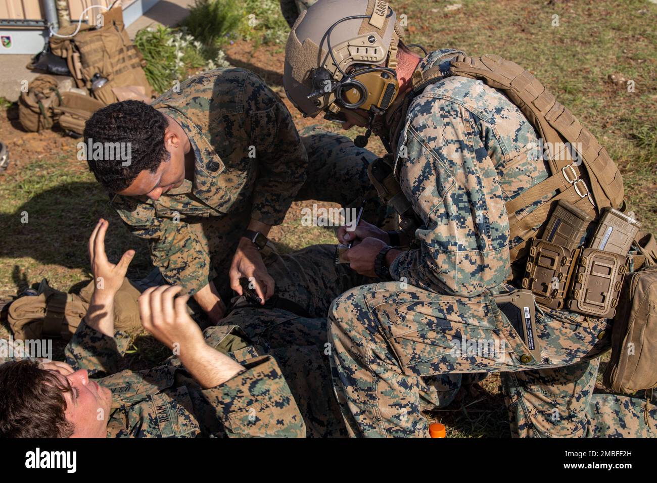 U.S. Marines and Sailors with All-Domain Effects Team, 2nd Air Naval ...