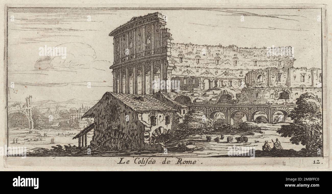 Le Colisée de Rome, 1640-1660 Stock Photo - Alamy