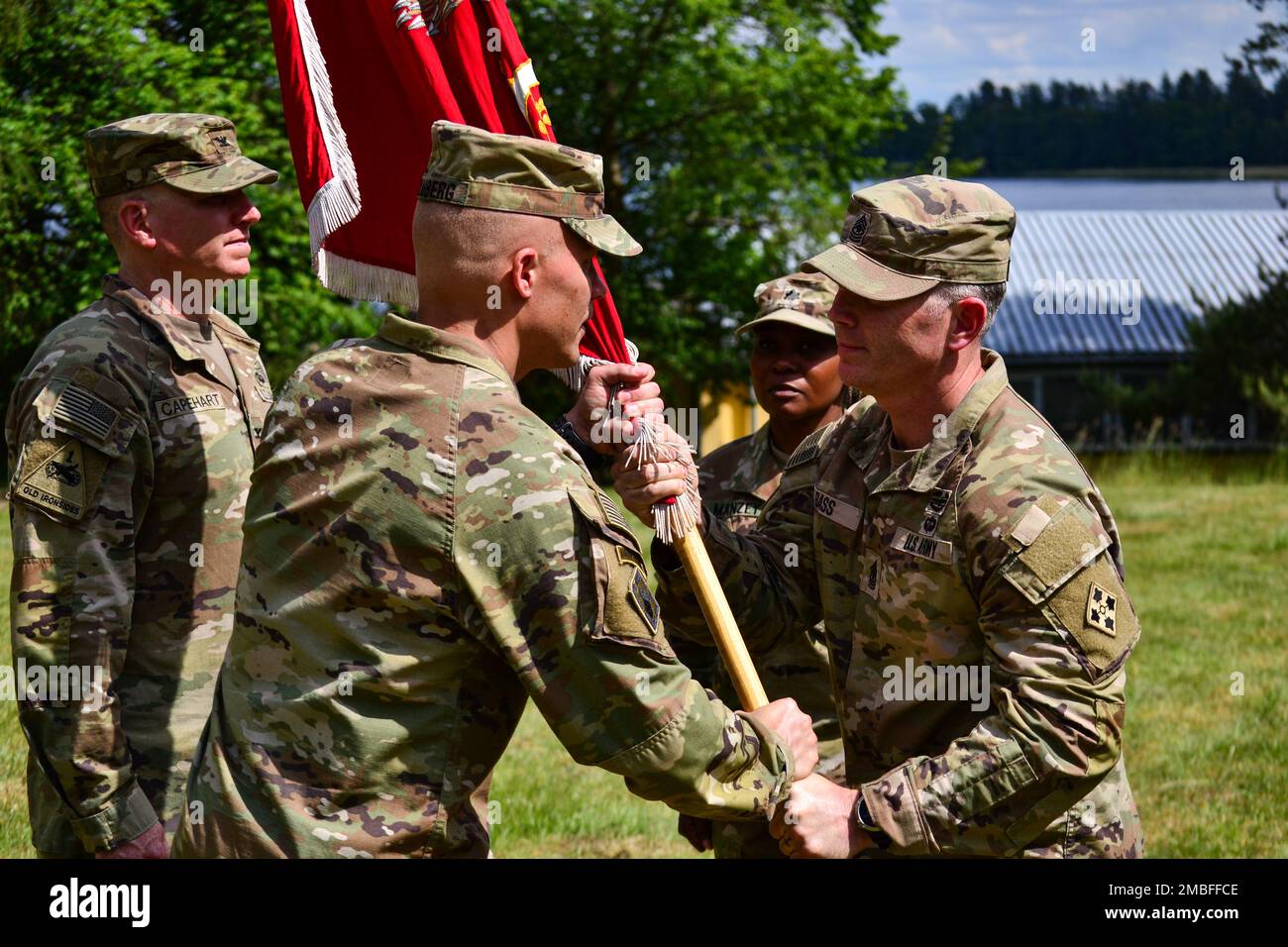 Sgt. Maj. Michael Bass, the senior enlisted leader with 588th Brigade ...